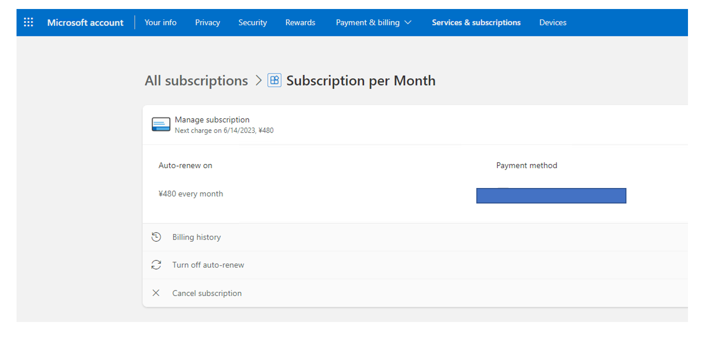 Suspend your subscription